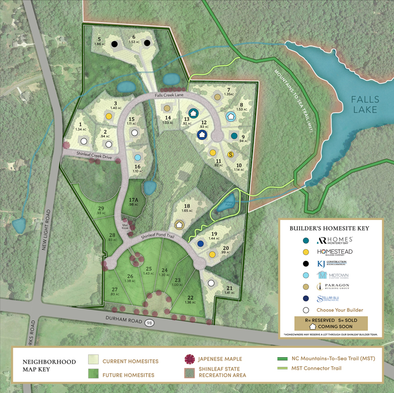 Builders – Shinleaf Family of Neighborhoods